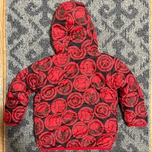 Marvel | Jackets & Coats | Marvel Avengers Kids Reversible Jacket 3t ...